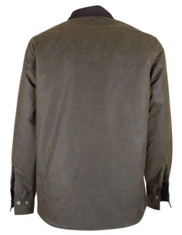 Men's Caramel Antique Wax Overshirt