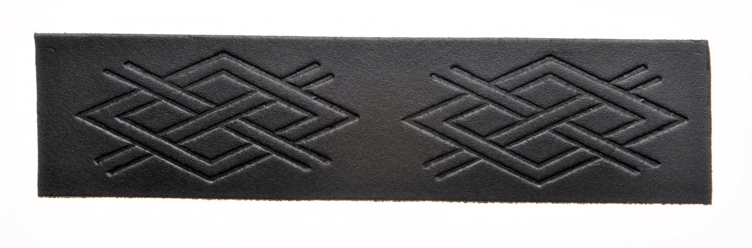 Velcro Belt - Embossed Criss Cross | House of Henderson